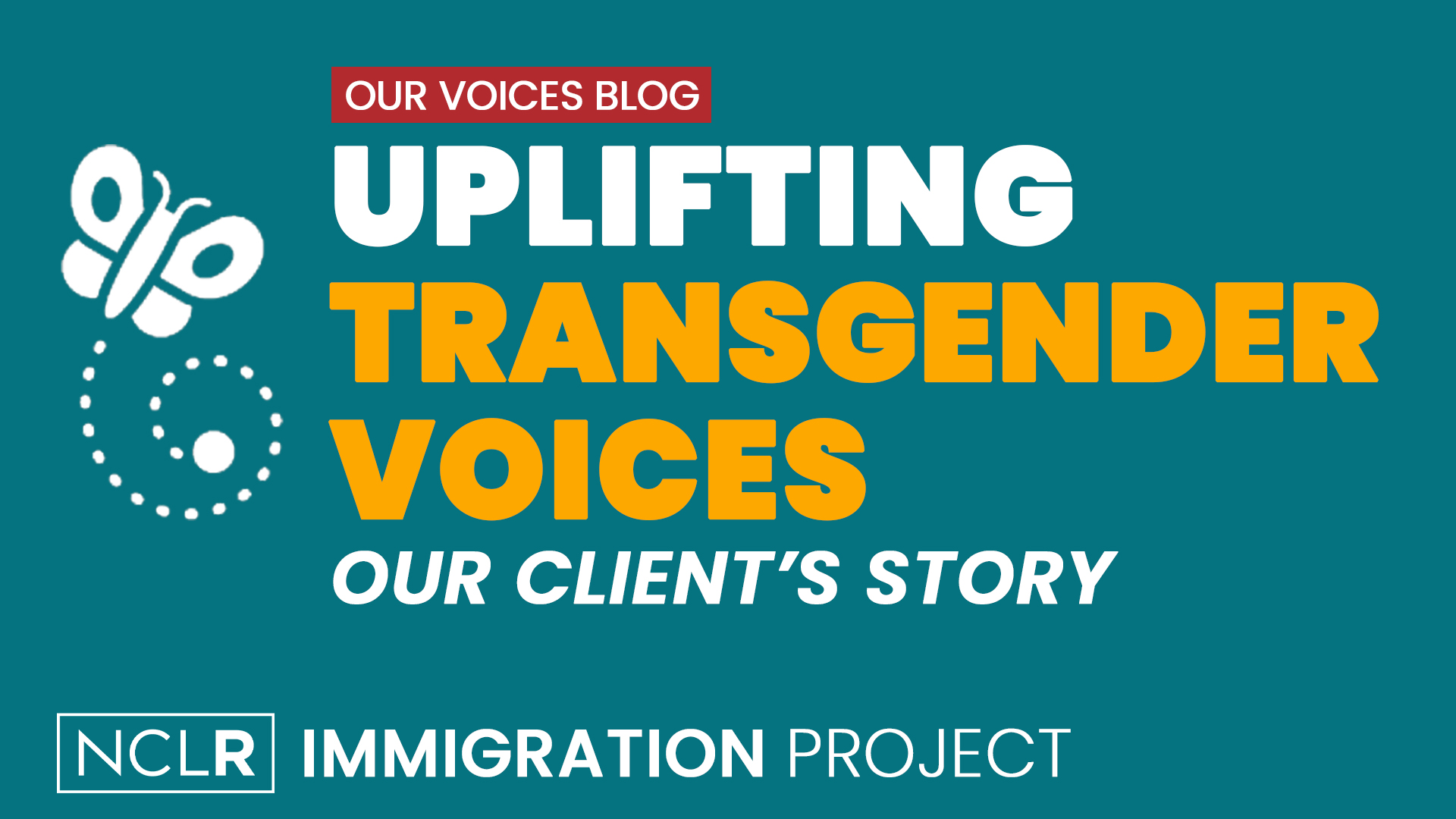 Uplifting Transgender Voices - Our Client's Story - National Center for ...