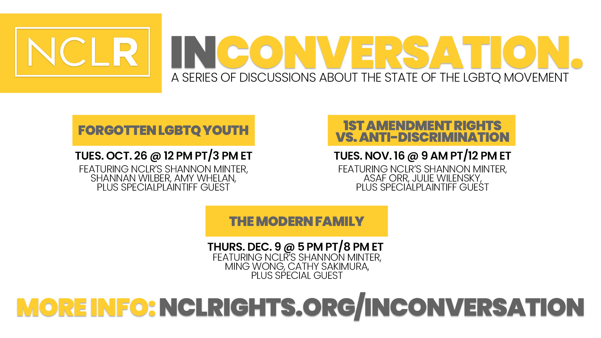 NCLR In Conversation - A Series of Discussions of the State of the ...